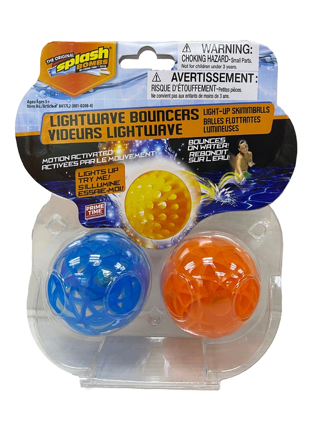Luminator Light-Up Skim Ball Game, Water Activity, 2-pk | Party City