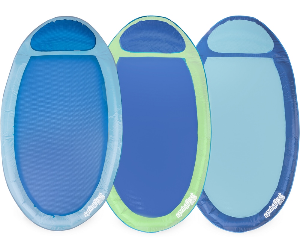 Chaise longue de piscine gonflable Swimways Spring Float, 66 x 40 po ...
