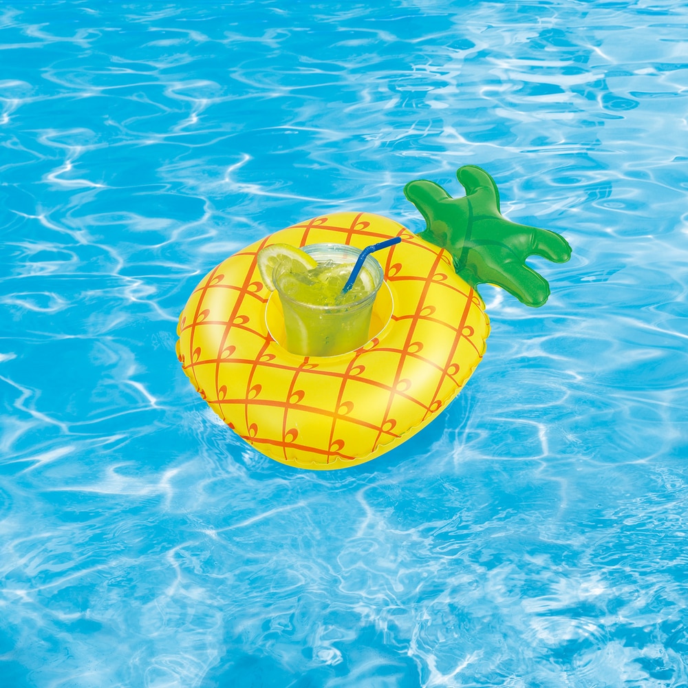 Stella & Finn Inflatable Round Fruit Themed Pool Floating Drink ...