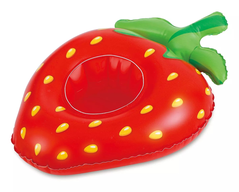 Stella & Finn Inflatable Round Fruit Themed Pool Floating Drink ...