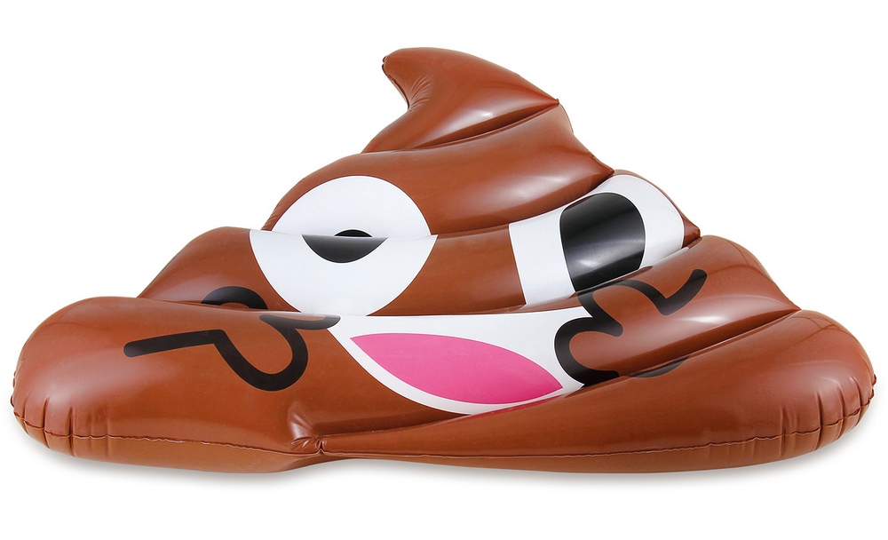 Inflatable Pool Stink Emoji, 48-in | Canadian Tire