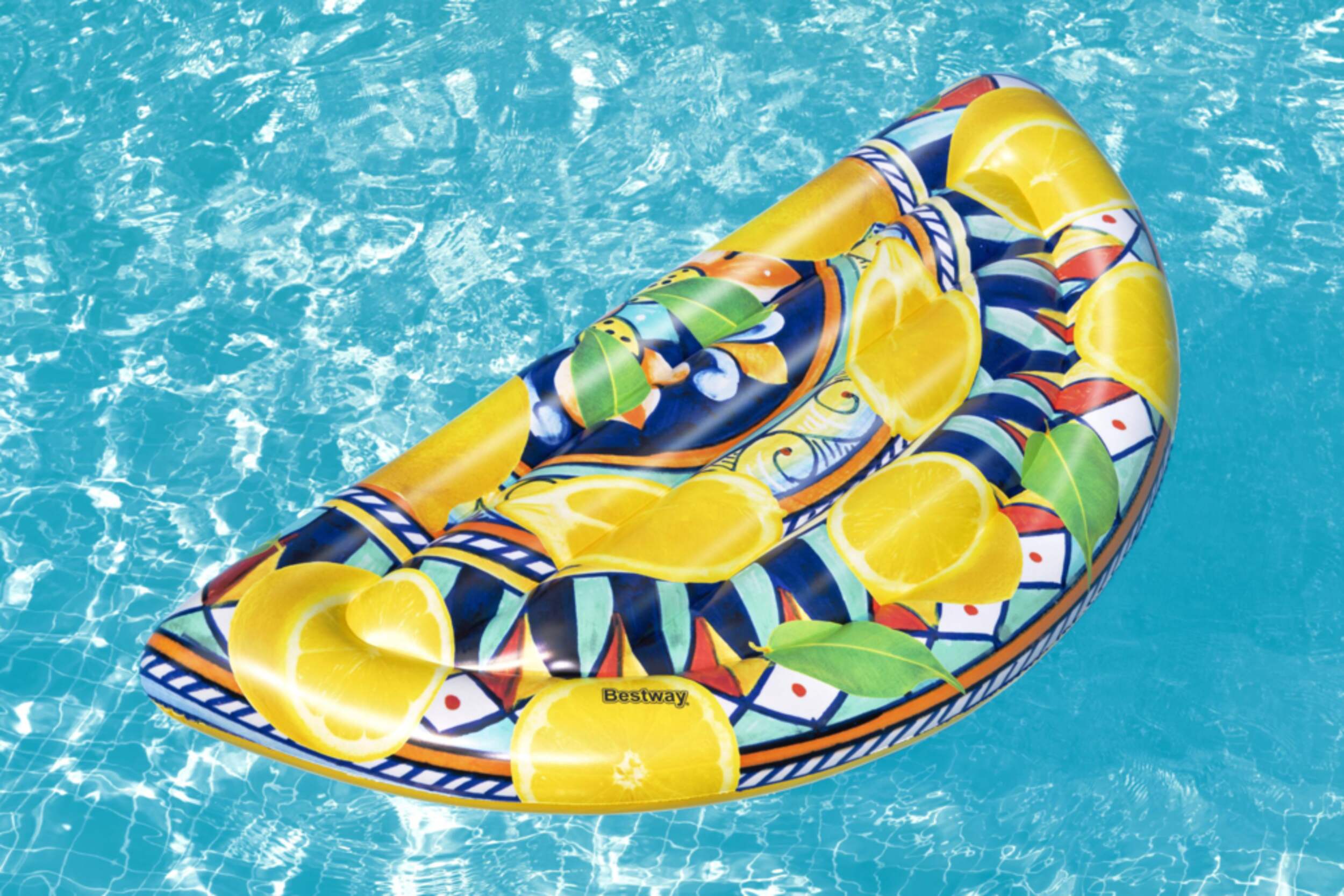 H2OGO!™ Splash of Sicily Inflatable Pool Float/Lounger, 67 x 35-in ...