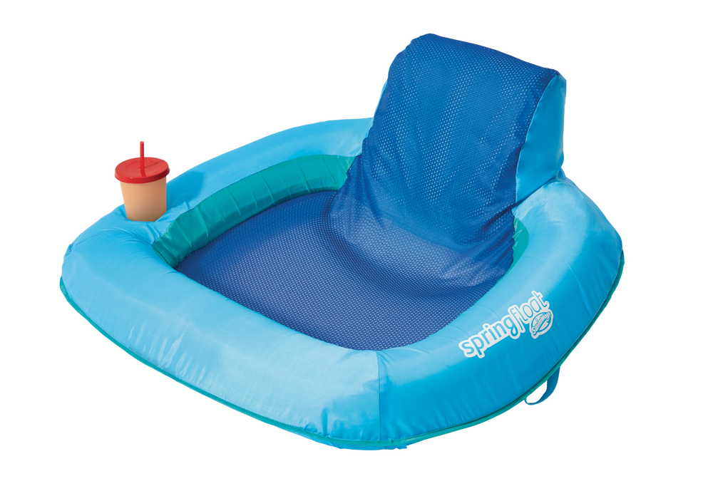 Swimways Springfloat Sunseat Inflatable Mesh Cooling Pool Float/Lounger ...
