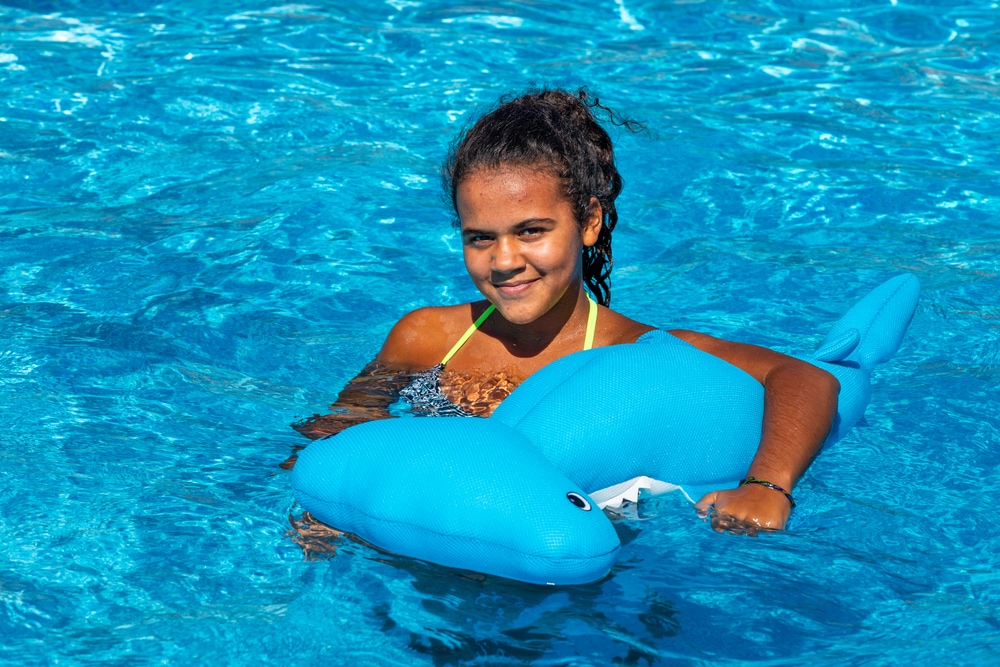 Blue Wave Floating Ride-On Hammerhead Shark Kids' Toy Pool Float ...