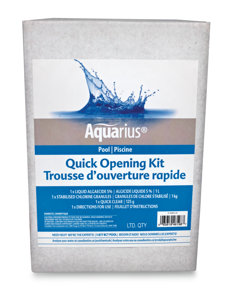 Aquarius Quick Pool Opening Kit, for Small to Medium Above Ground Pools ...