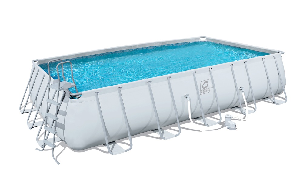 Rectangular Frame Pool Set, 22 ft x 12 ft x 52 in | Canadian Tire
