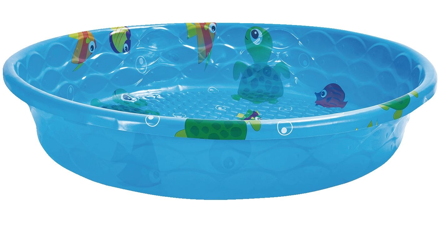 Funsicle Lightweight Round Plastic Wading Pool, 59 x 11.4-in, Ages 3 ...
