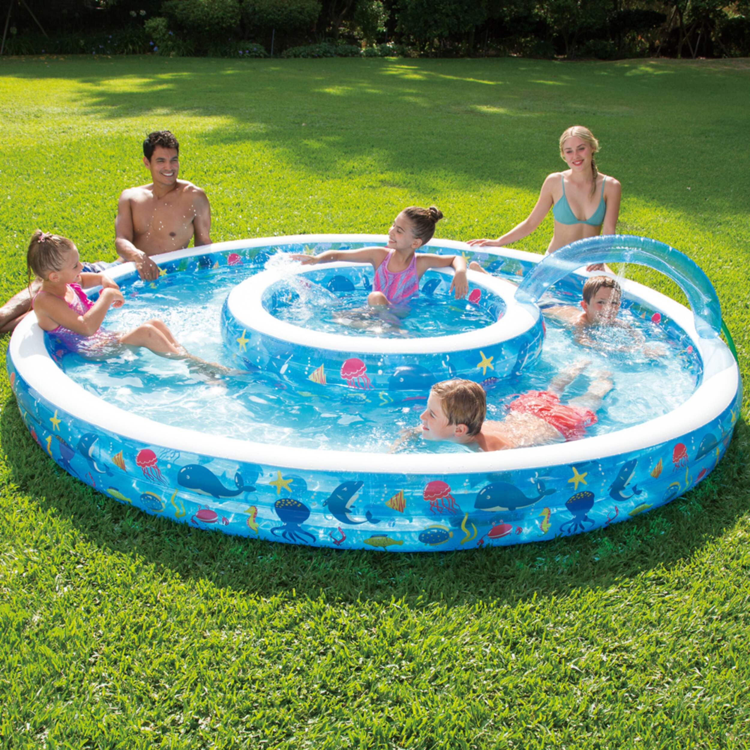 Summer Waves Inflatable Fountain Pool, 110-in | Canadian Tire