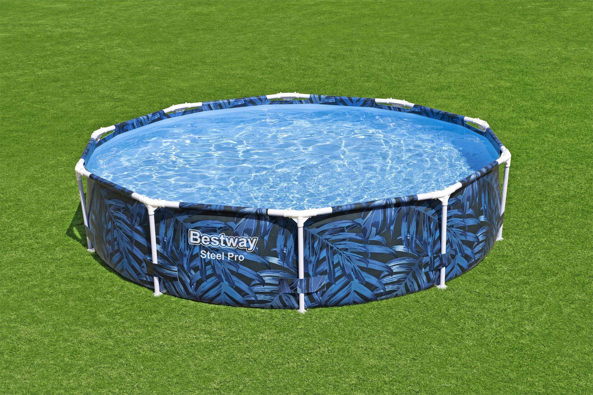Bestway Printed Round Steel Frame Pool, 10-ft x 26-in | Canadian Tire