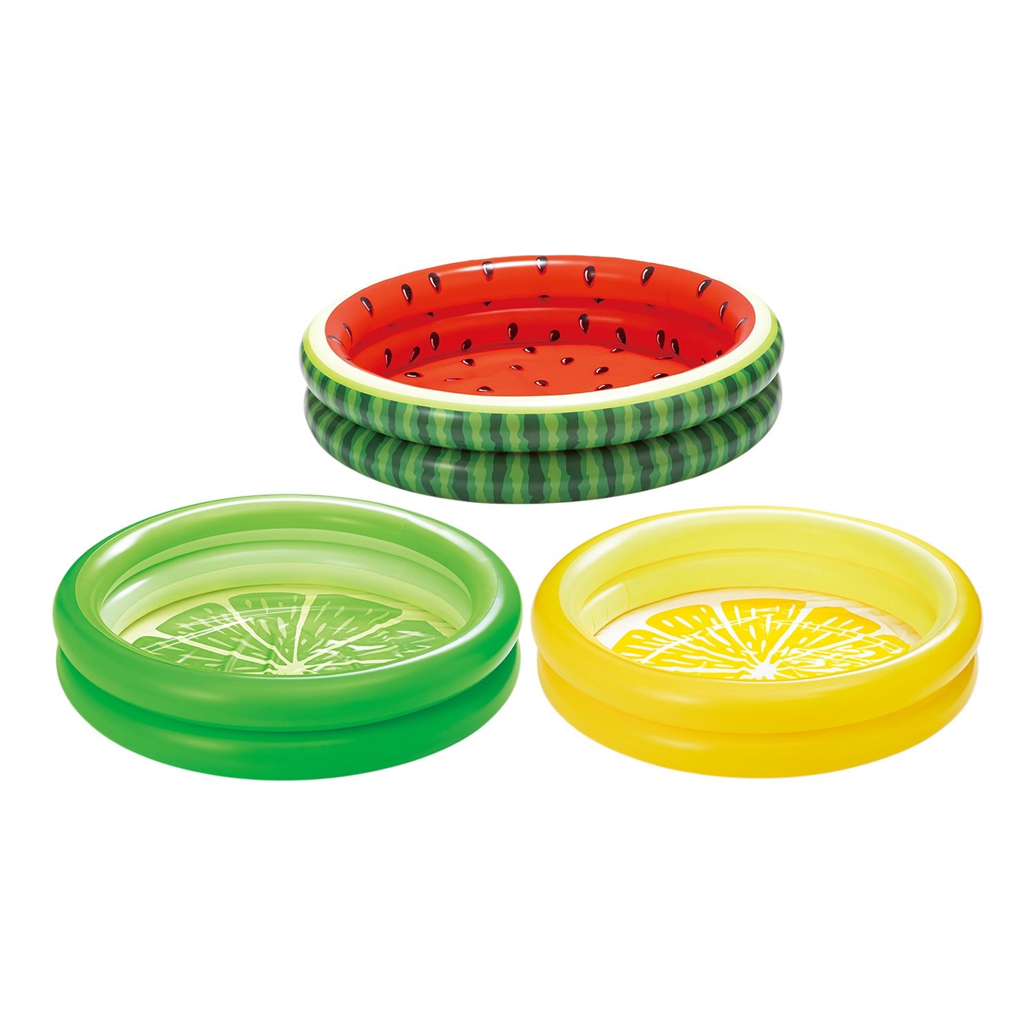 Stella & Finn Fruit Design Round Inflatable Wading Pool, Assorted, 45 x ...