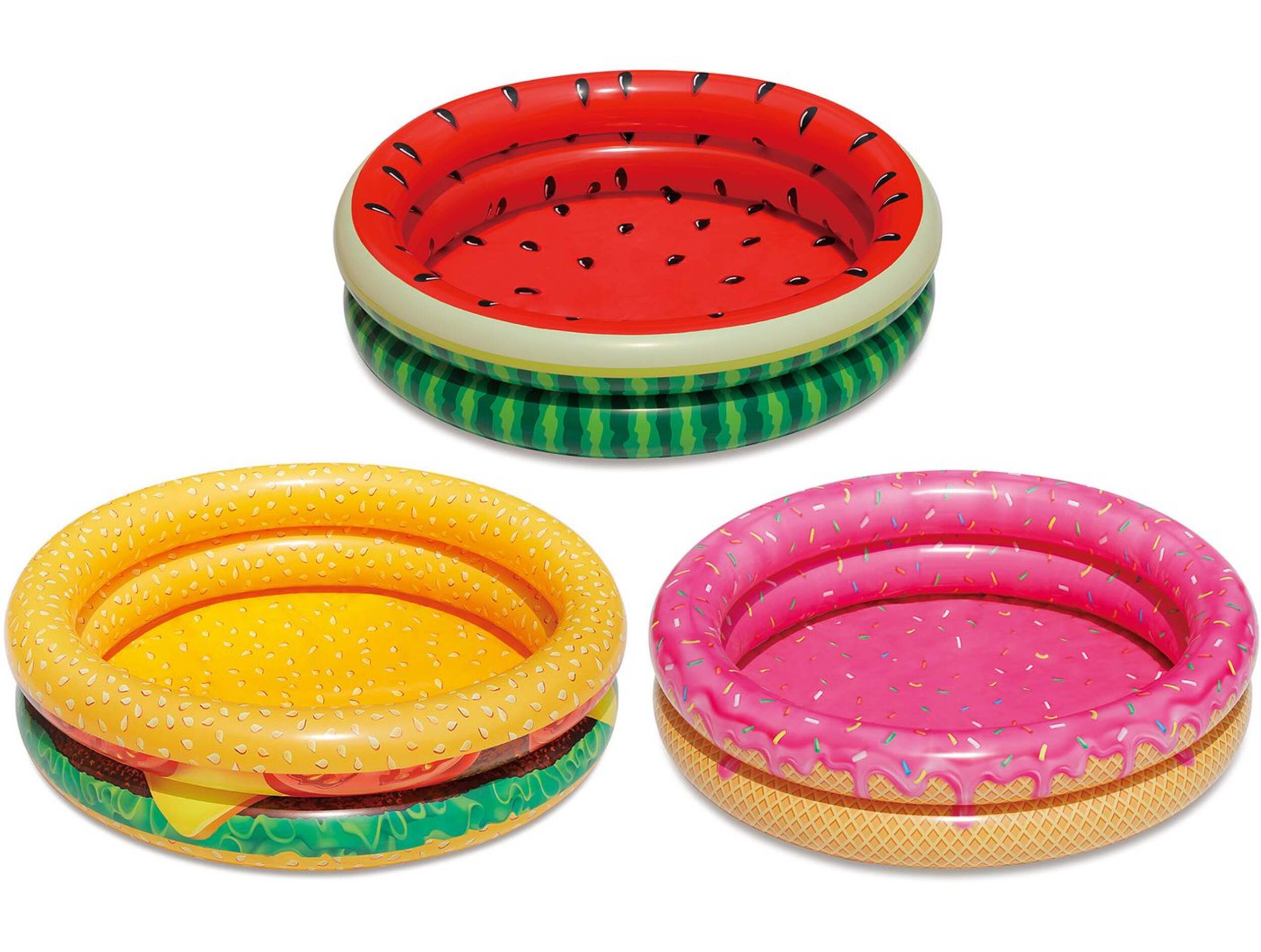 Stella & Finn Fruit Design Round Inflatable Wading Pool, Assorted, 45 x ...