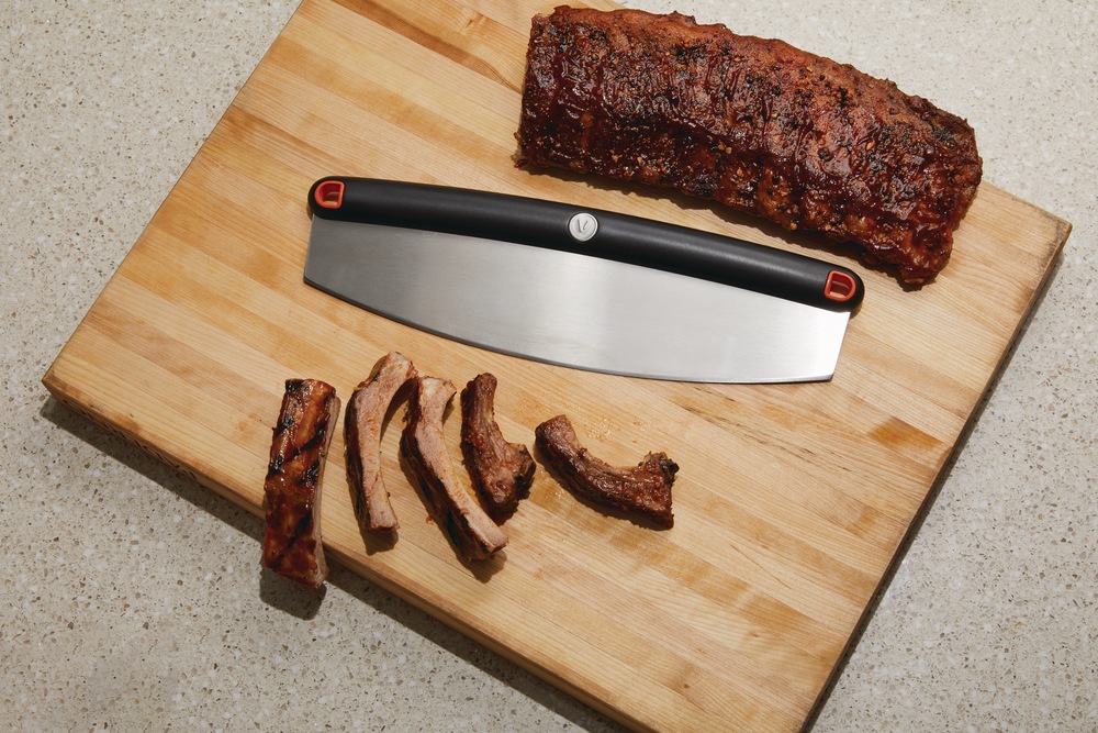 Vida by PADERNO Stainless Steel Pizza Rocker Knife with Protective ...