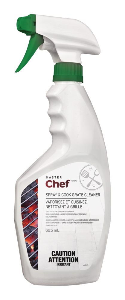 Master Chef Spray & Cook BBQ Grill & Grate Cleaner, Food Safe Cleaner ...