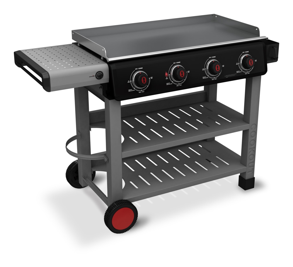 Coleman Cookout Outdoor 4-Burner Propane Gas Stainless Steel Griddle ...