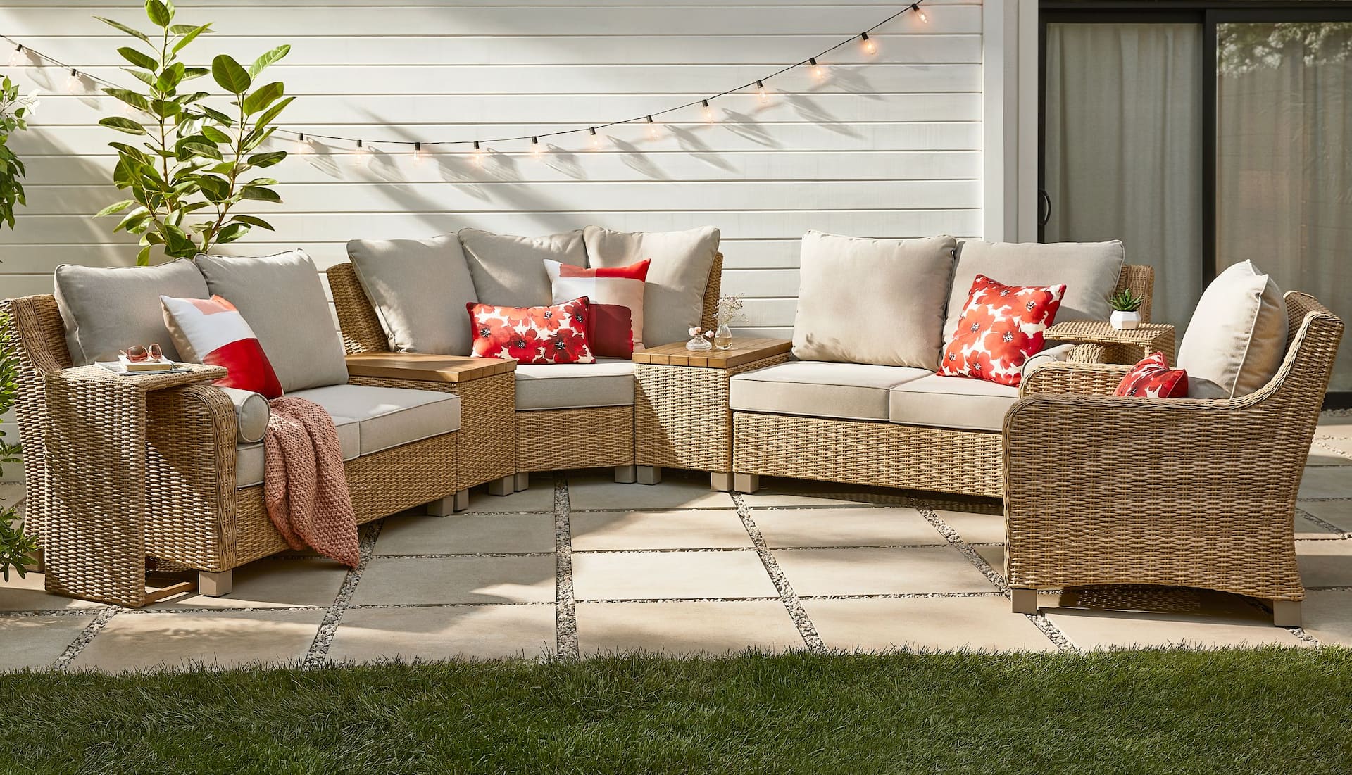 CANVAS Moraine All Weather Wicker Outdoor Patio Single Armchair w UV Resistant Cushions Canadian Tire