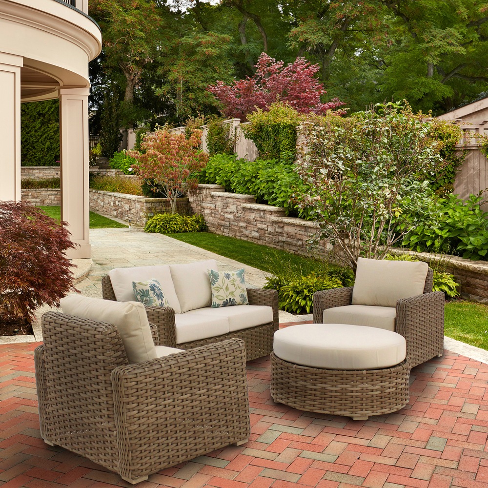 Cebu Patio Loveseat with Toss Cushions | Canadian Tire