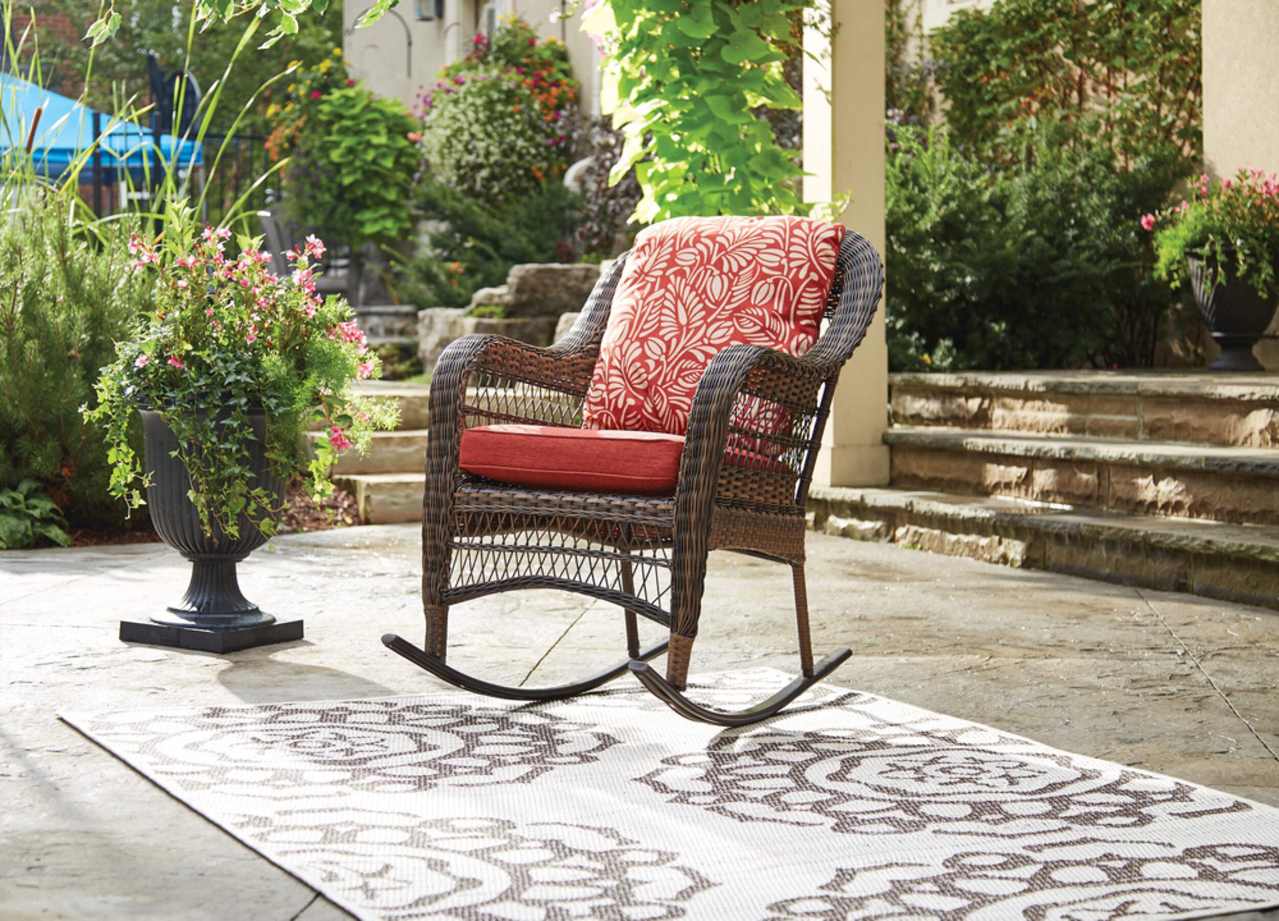 CANVAS Catalina Collection Wicker Patio Rocking Chair | Canadian Tire