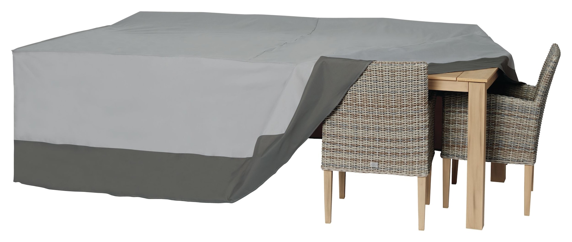 TRIPEL Outdoor/Patio Dining Table Cover, Water Resistant, UV Protected ...