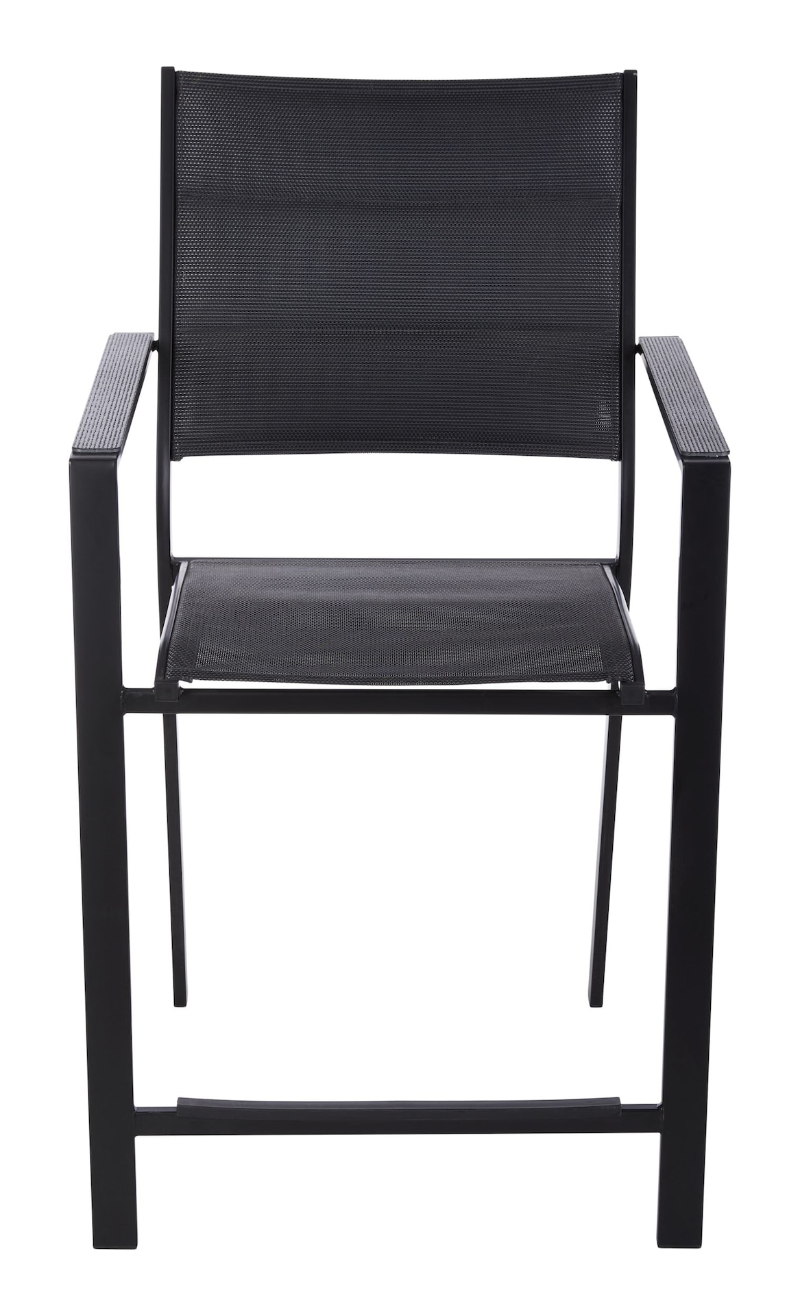 CANVAS Mercier Steel Frame Outdoor High Dining Chair Black Canadian Tire