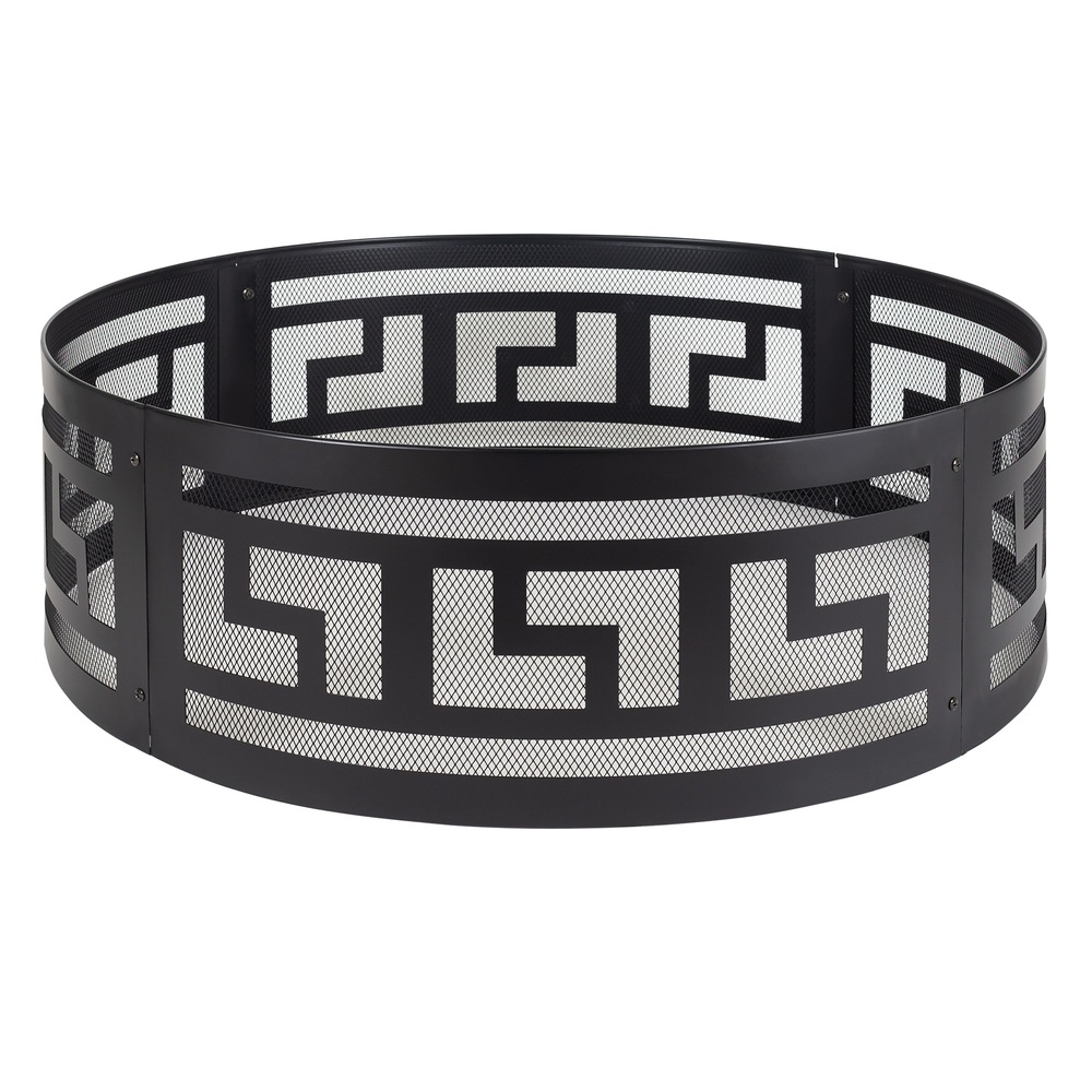 Pleasant Hearth Balboa Key Wood Burning Outdoor Steel Fire Pit Ring, 36 ...