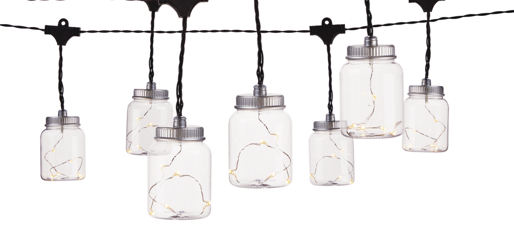 CANVAS Indoor/Outdoor Warm White LED Solar Springhill Garden String ...