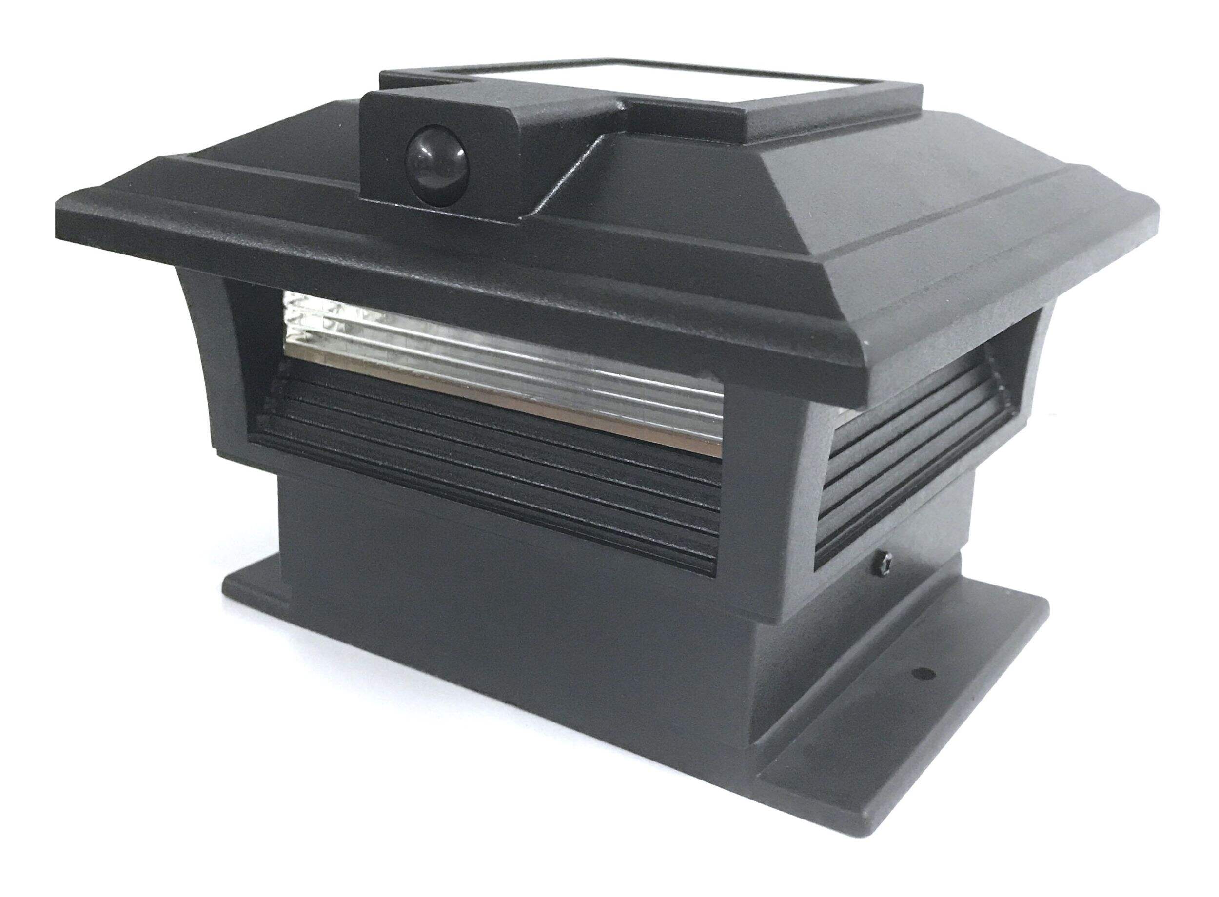 NOMA Outdoor Warm White 20-200 LM LED Solar Motion Sensor Post Fence ...