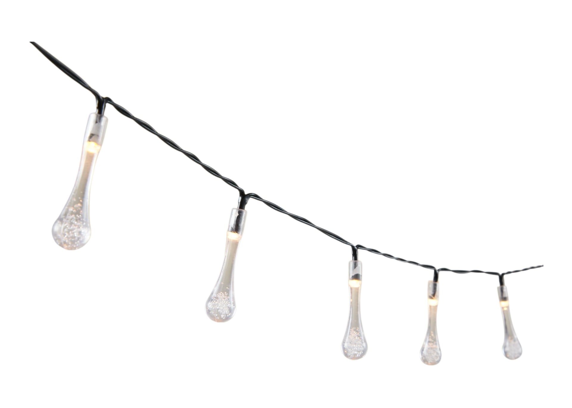 For Living Raindrop Garden String Lights with Warm White LEDs & 50 ...