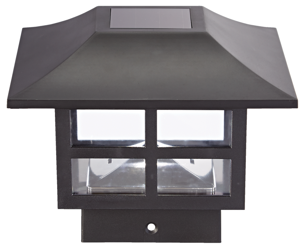 NOMA Outdoor White 5 LM LED Solar Nautical Post Cap Fence Lights ...