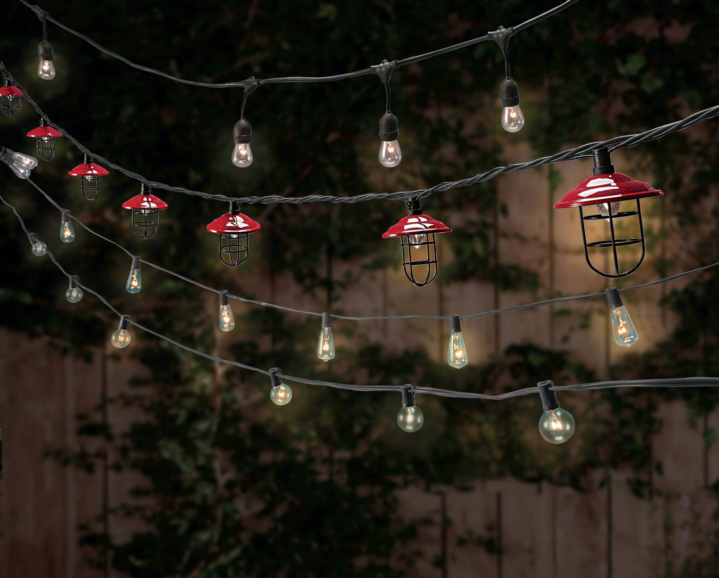 CANVAS Outdoor Clear White Incandescent Plug-In Montmarte String Lights ...