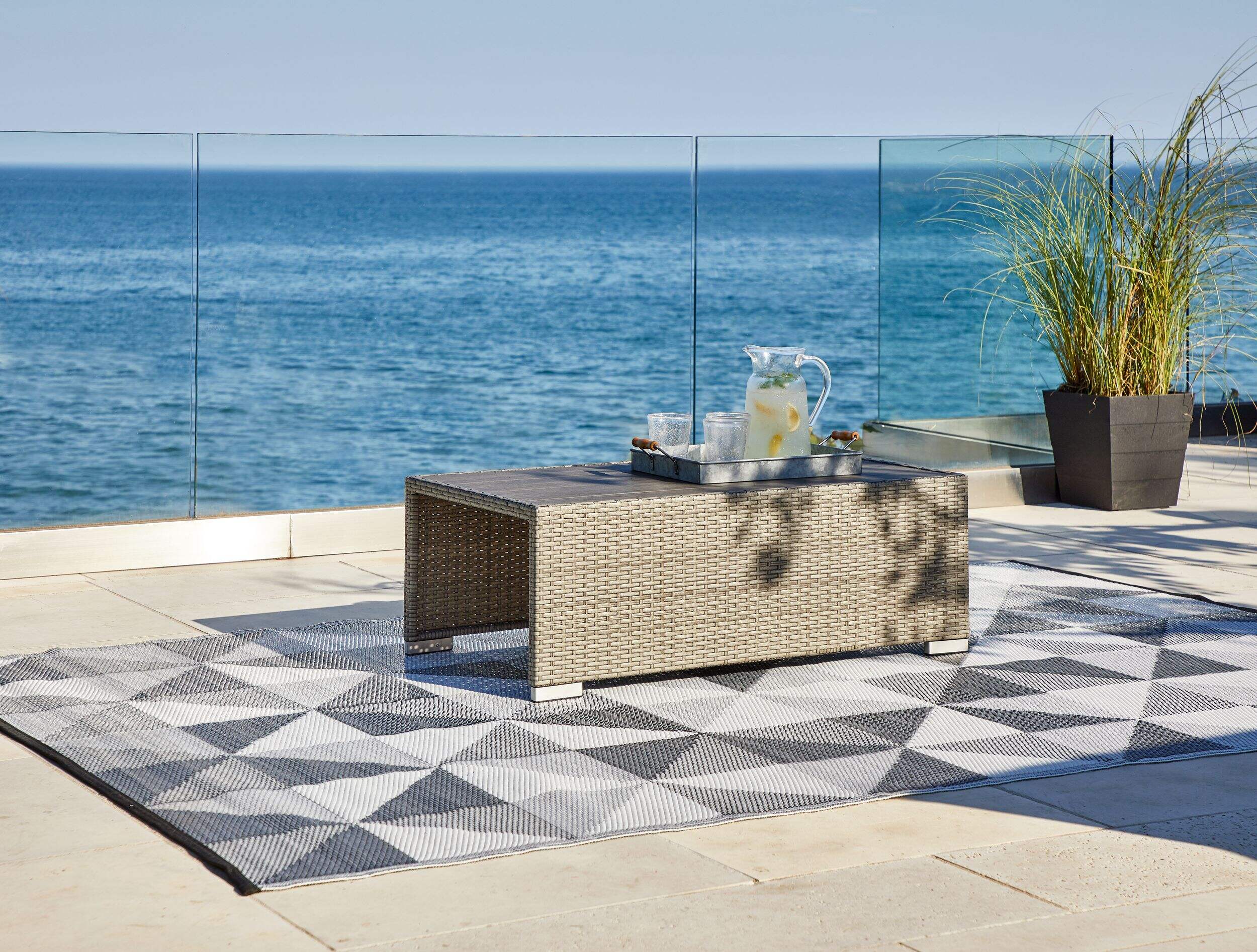 CANVAS Denman Convertible Outdoor/Patio Conversation Set, 6-pc ...