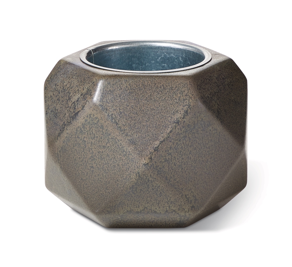 CANVAS Brier Ceramic Outdoor Fire Pot, Matte Concrete | Canadian Tire