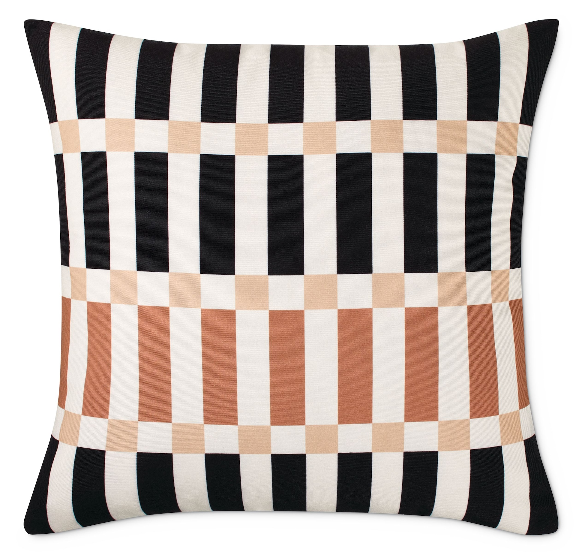 CANVAS Soft Boho Grid Cushion Cover, Polyester, Multi-colour, Cover ...