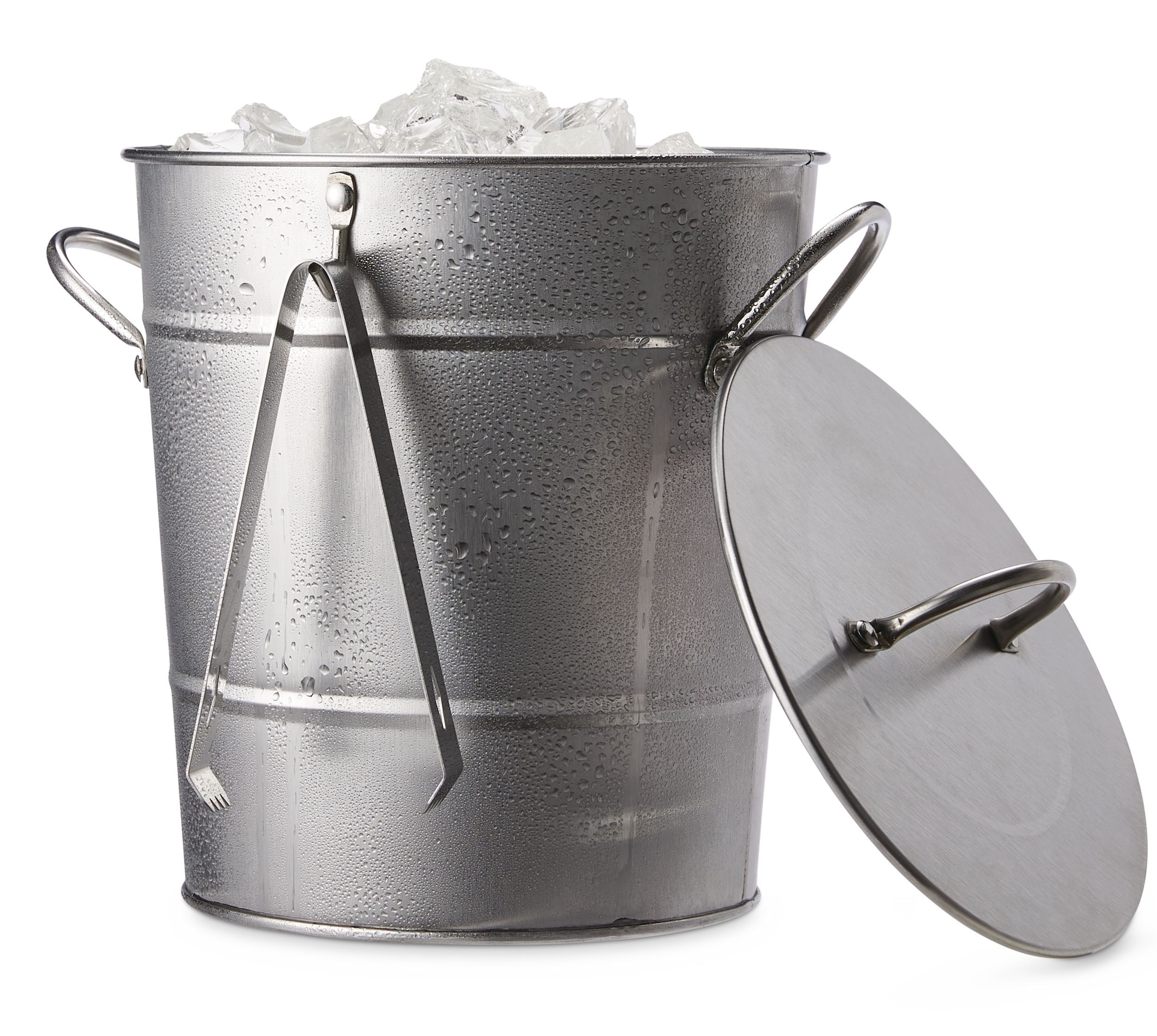 CANVAS Ice Bucket and Scoop, Stainless Steel with Insulated Liner, Silver, 9.06-in | Canadian Tire