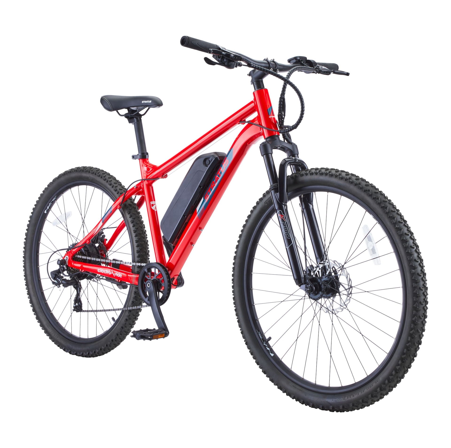 Stratus X-Trail 36V All-Terrain Electric Bike with LED Display, 27.5-in Wheel, Red | Canadian Tire