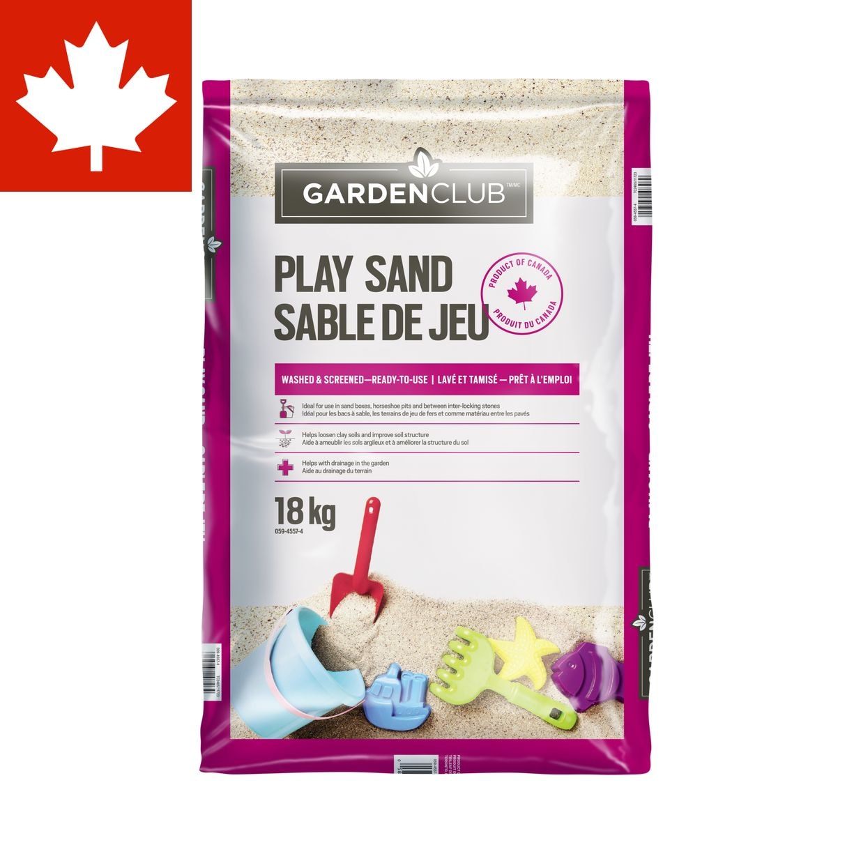 All Purpose Fine Granulated Washed Sandbox Play Sand, 18-kg | Canadian Tire