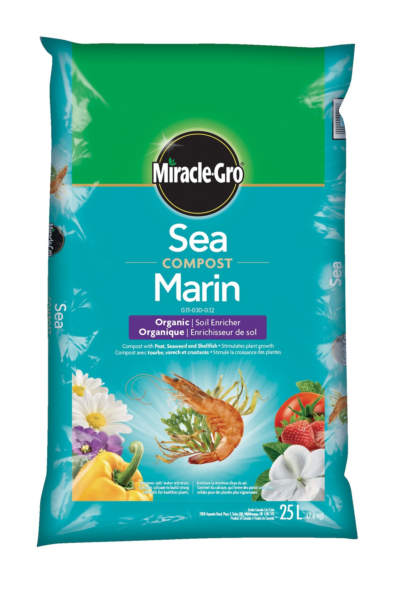 Miracle-Gro Sea Compost Mix, 25-L | Canadian Tire