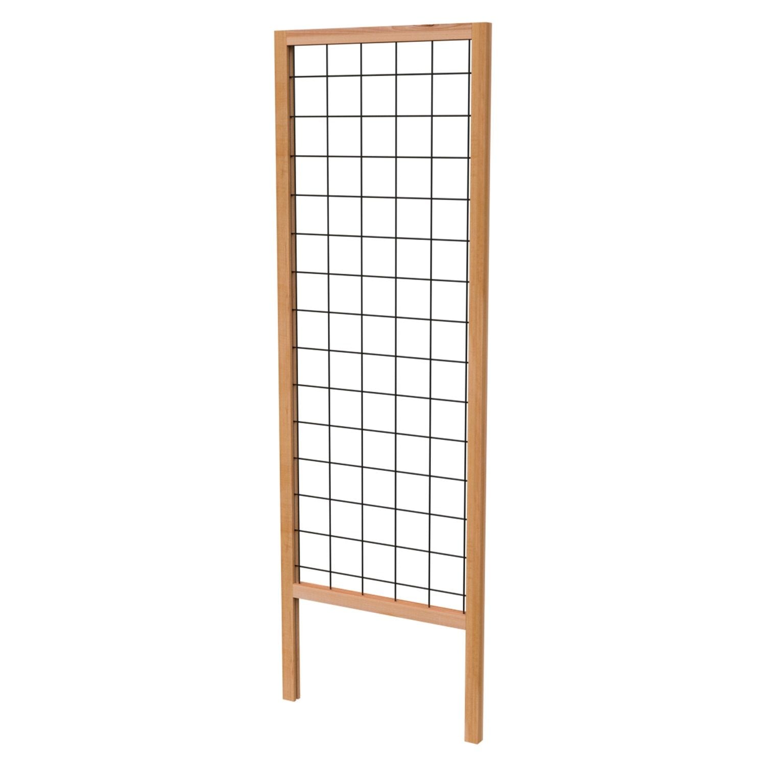 Panacea Wood Framed Steel Wire Grid Trellis, 72-in, Cedar | Canadian Tire