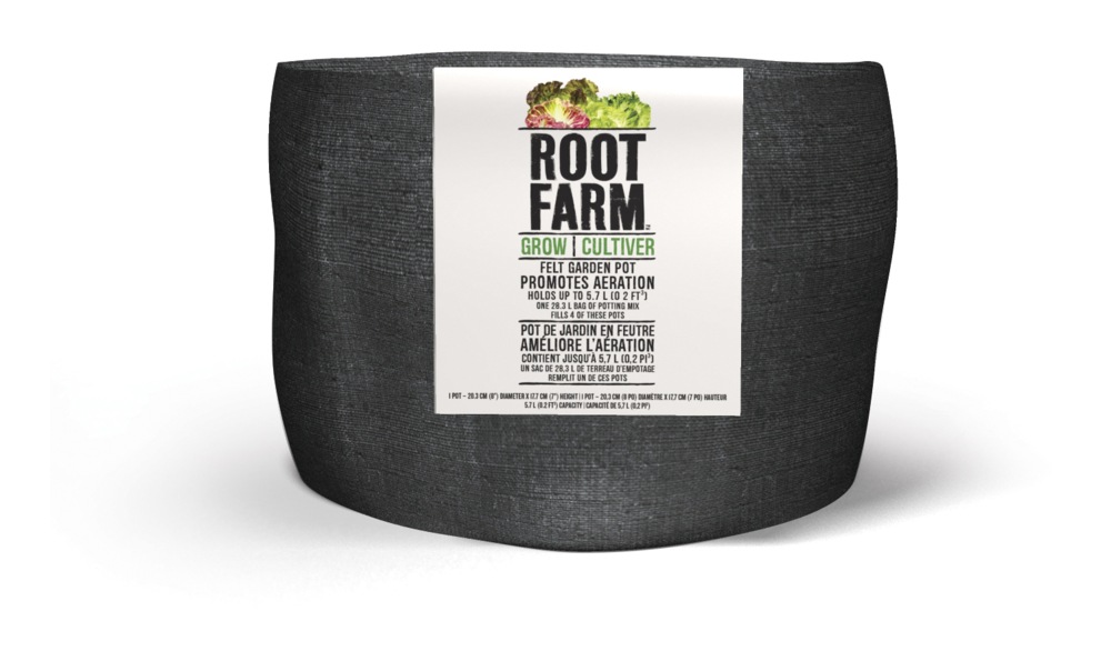 Root Farm Felt Garden Pot For Hydroponics, 5.7-L | Canadian Tire