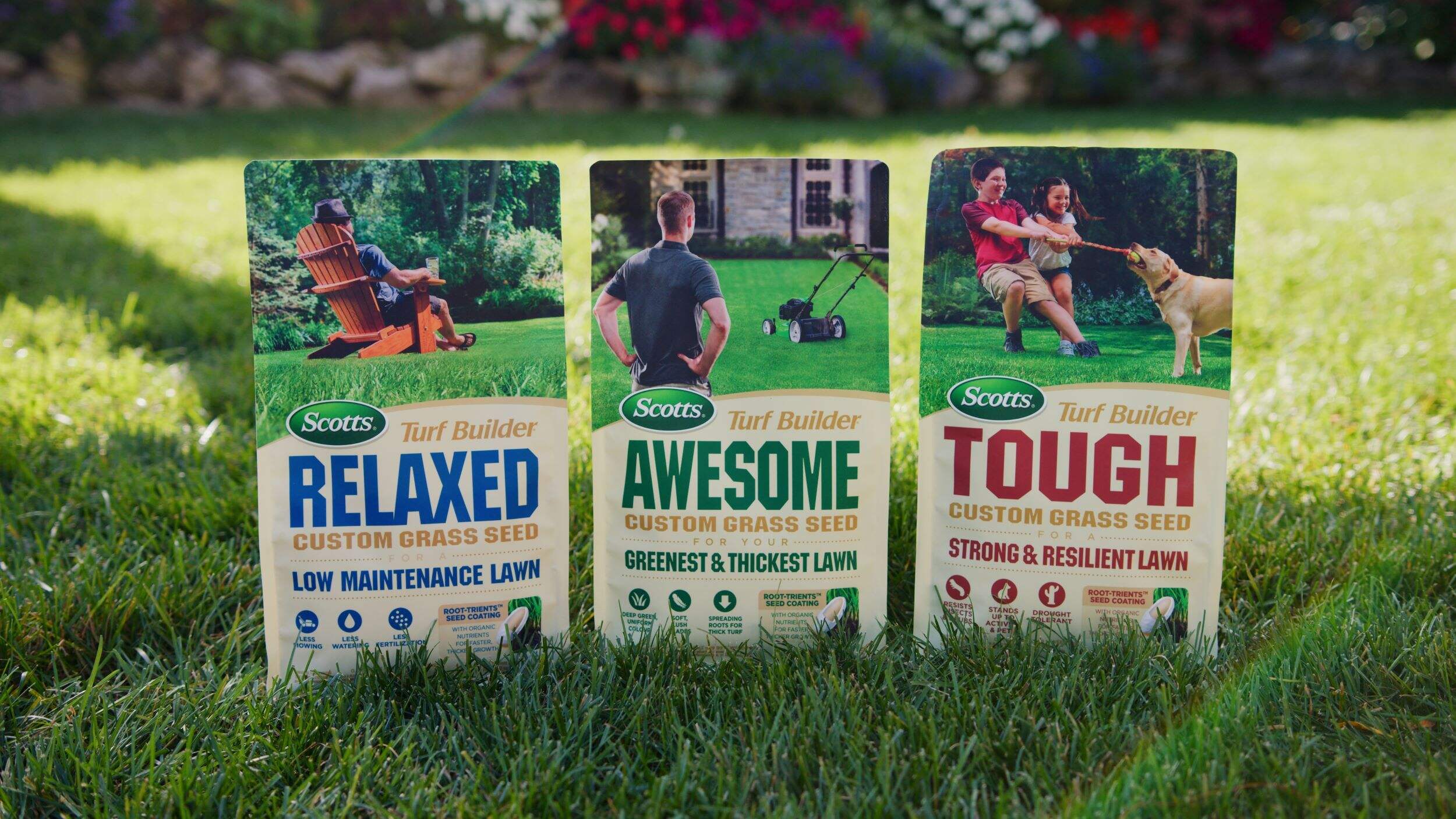 Scotts Turf Builder Tough Custom Grass Seed & Fertilizer For Strong ...