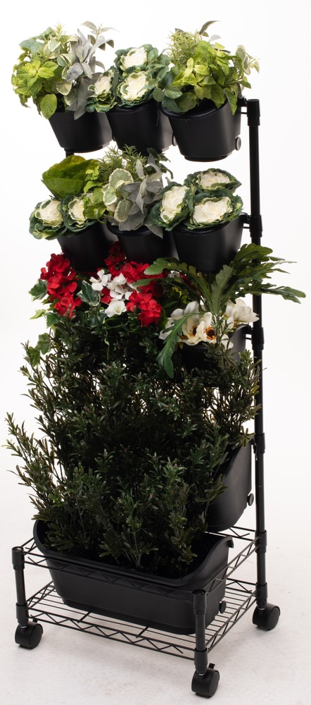 NuVue Indoor & Outdoor Mobile Garden Planter Kit, Black | Canadian Tire