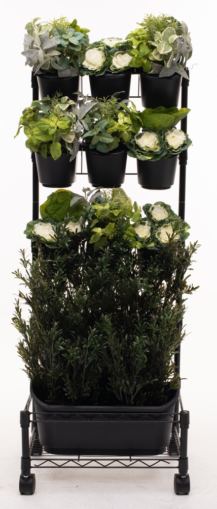 NuVue Indoor & Outdoor Mobile Garden Planter Kit, Black | Canadian Tire