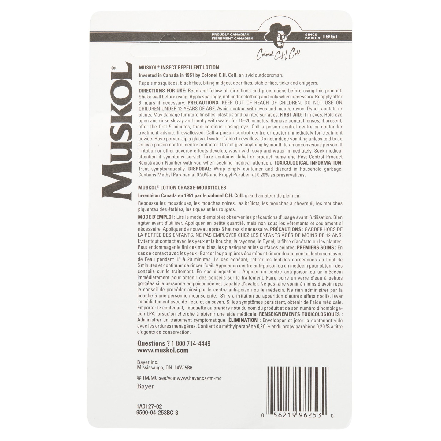 Muskol 8-Hour 30% DEET Mosquito/Insect Repellent Lotion, 100-mL ...