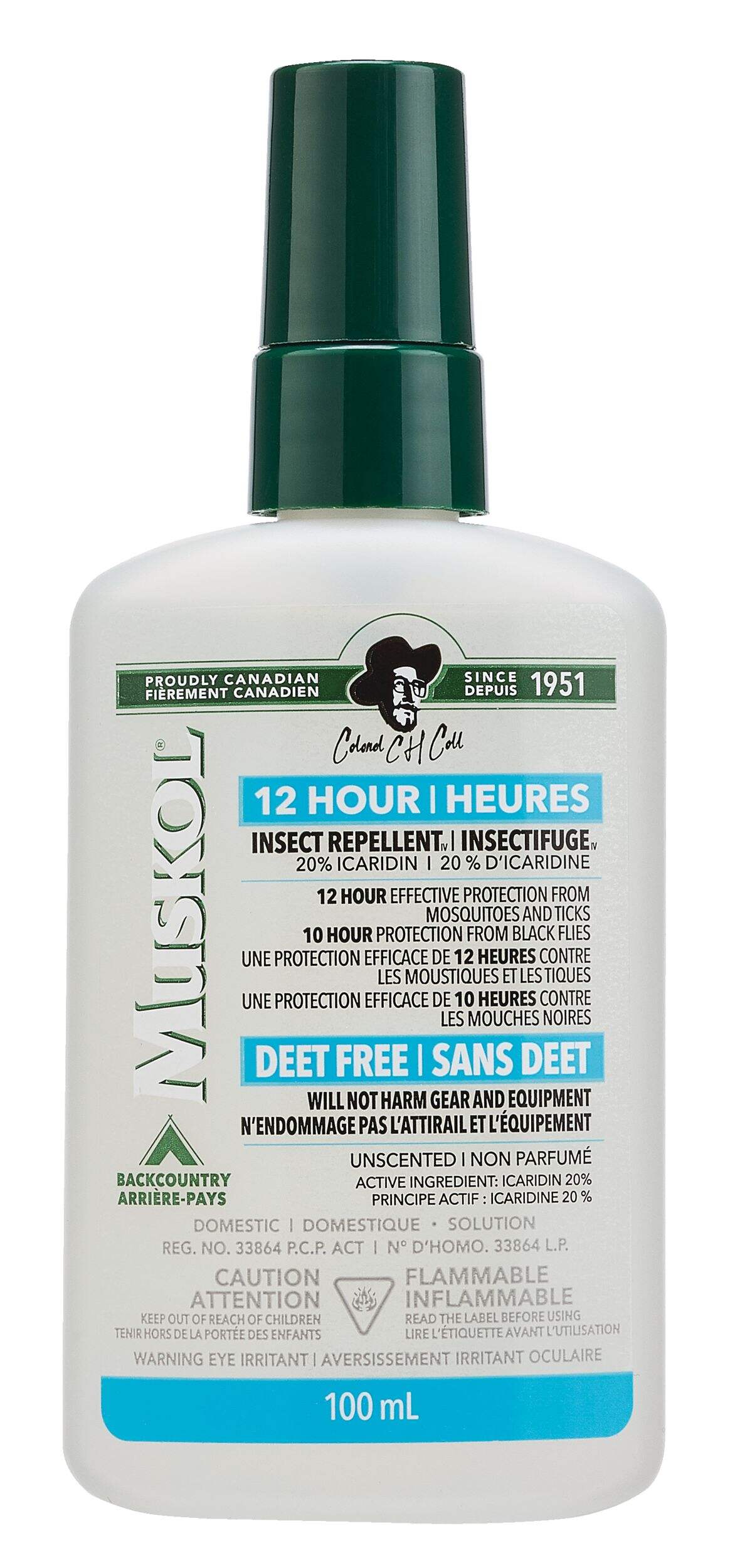 Muskol BackCountry 12-hour DEET-Free Pump Mosquito/Insect Repellent ...