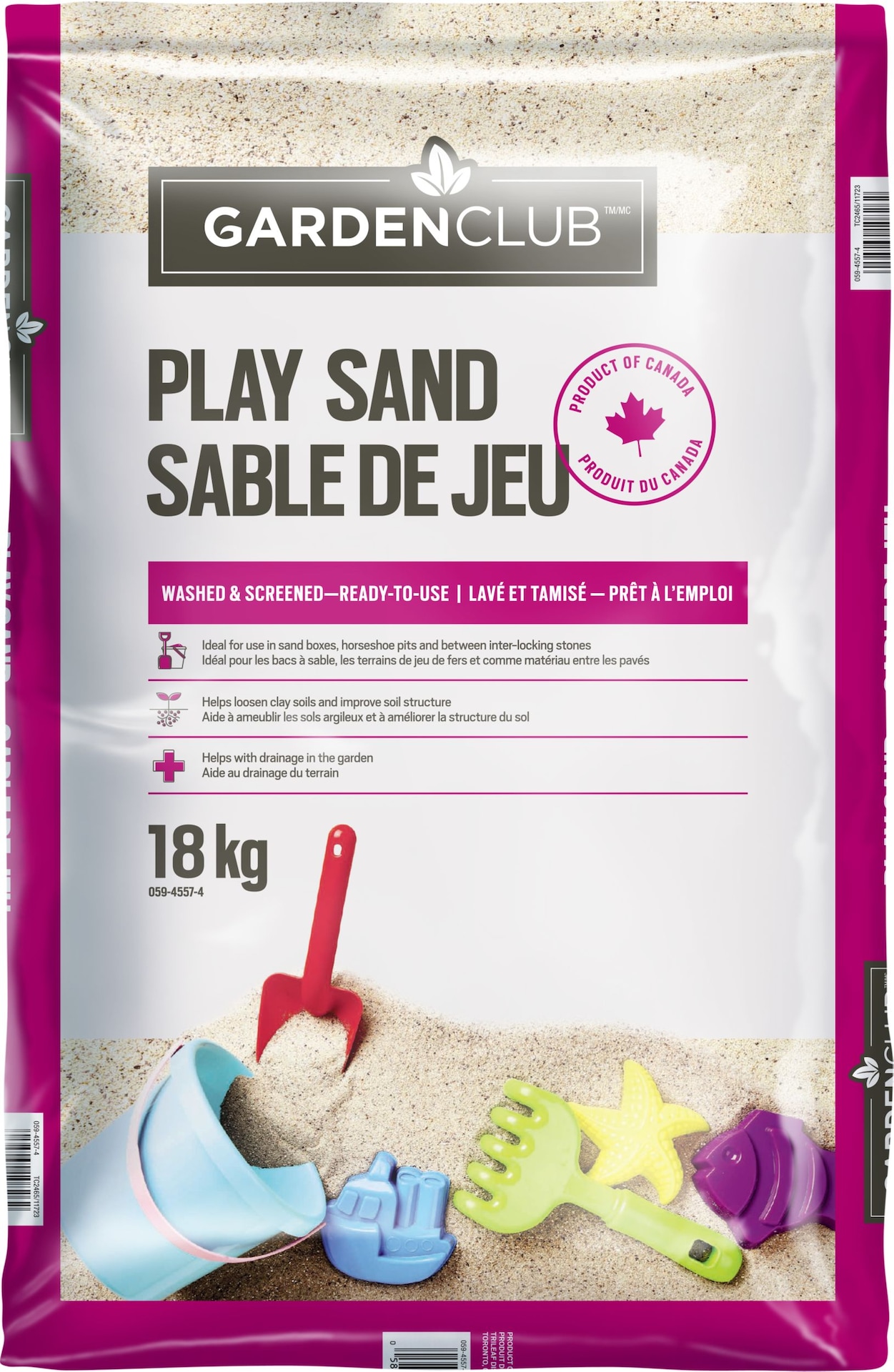 All Purpose Fine Granulated Washed Sandbox Play Sand, 18-kg | Canadian Tire