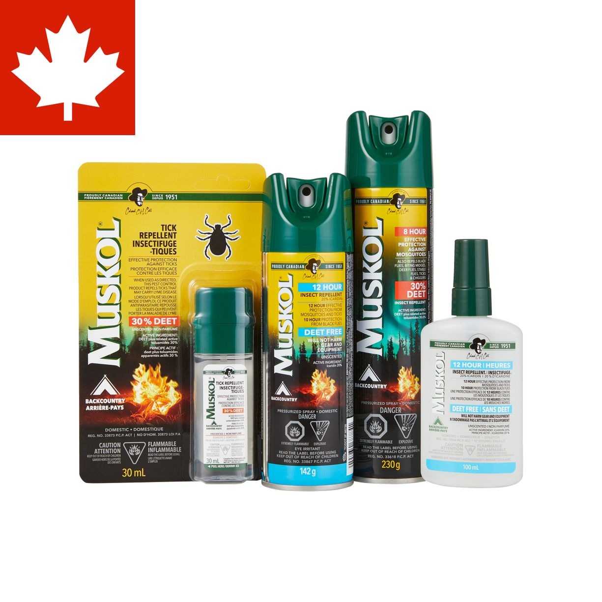 Muskol BackCountry 12-hour DEET-Free Aerosol Mosquito/Insect Repellent ...