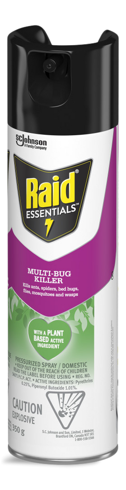 Raid Essentials Multi-Bug Killer Spray, 350-g | Canadian Tire