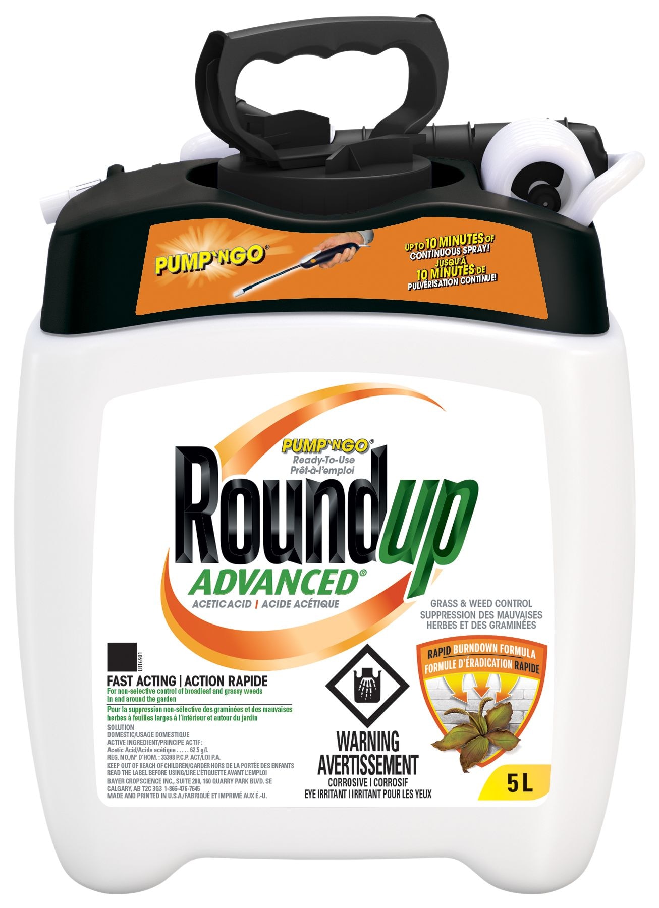 Roundup Advanced Ready-to-Use Grass and Weed Control/Killer with Pump-N ...