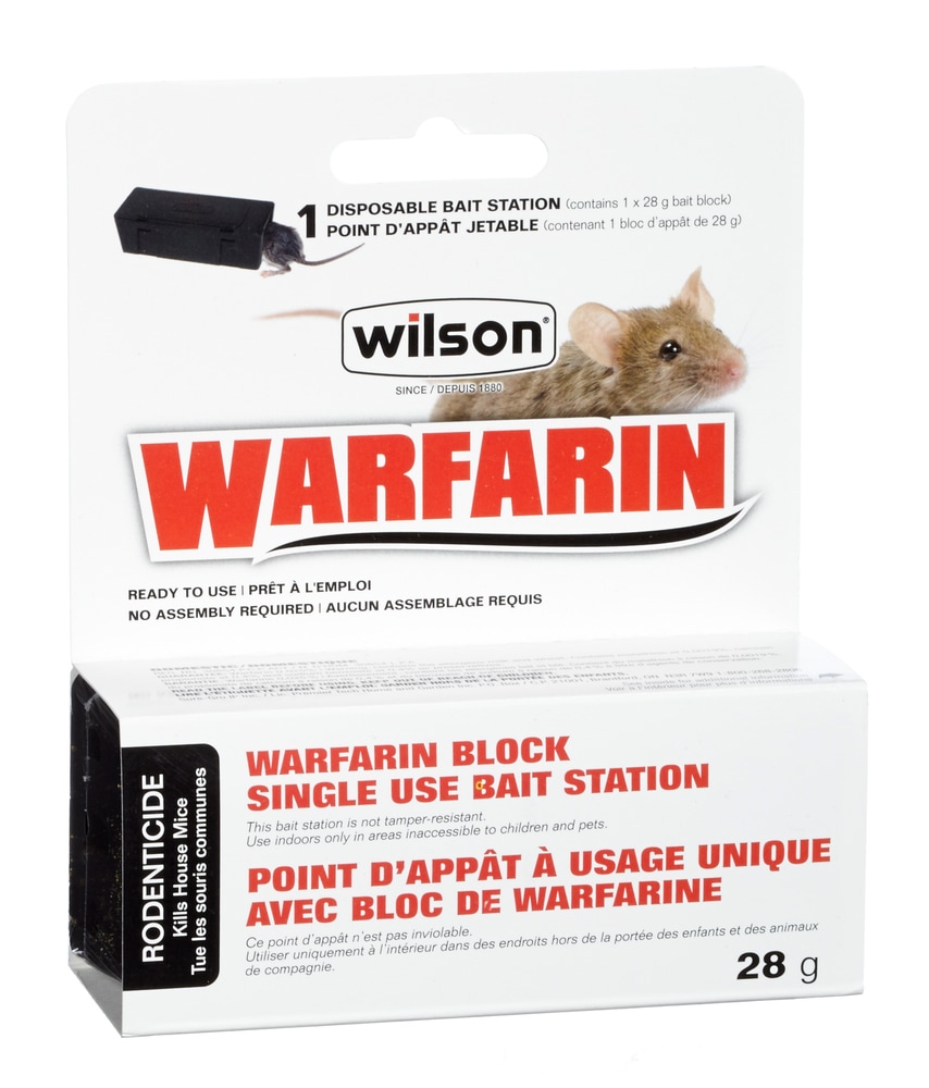Warfarin Disposable Mouse Poison Bait Station | Canadian Tire
