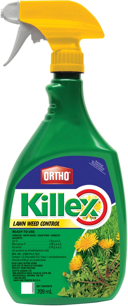 Ortho Killex Ready-to-Use Lawn Weed Control/Killer, Herbicide, 709-mL ...