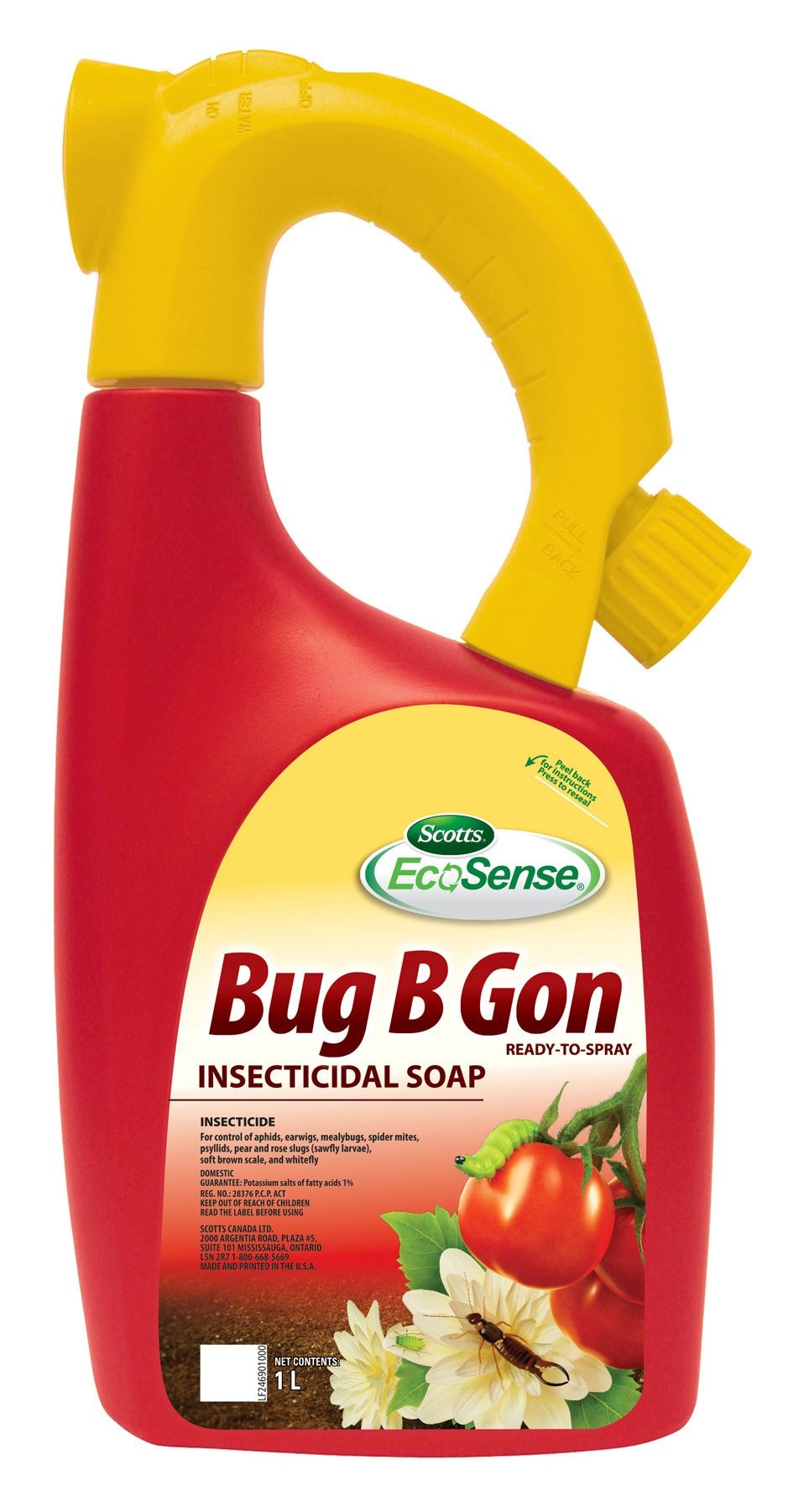 Savon insecticide prêt à vaporiser Scotts EcoSense Bug B Gon, 1 L ...